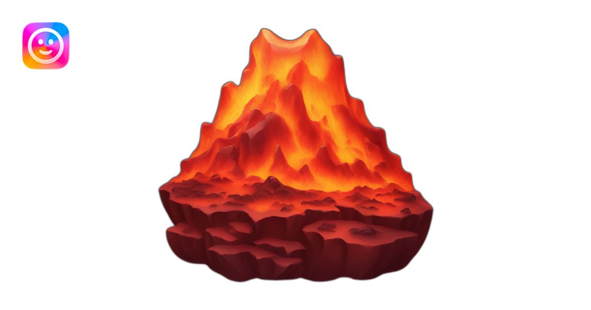 lava emoji | AI Emoji Generator
