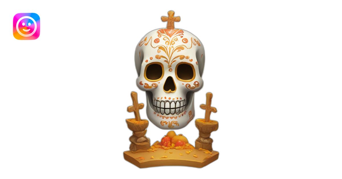 altar de muertos pan emoji | AI Emoji Generator
