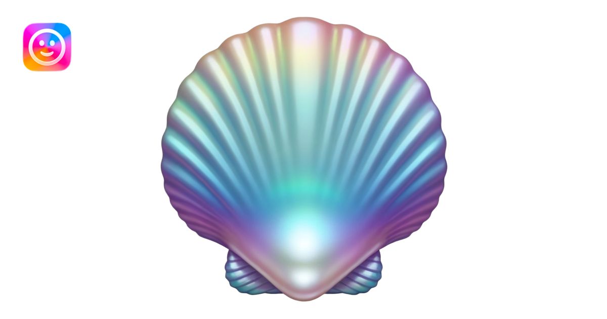 A shell with a big pearl inside. emoji | AI Emoji Generator