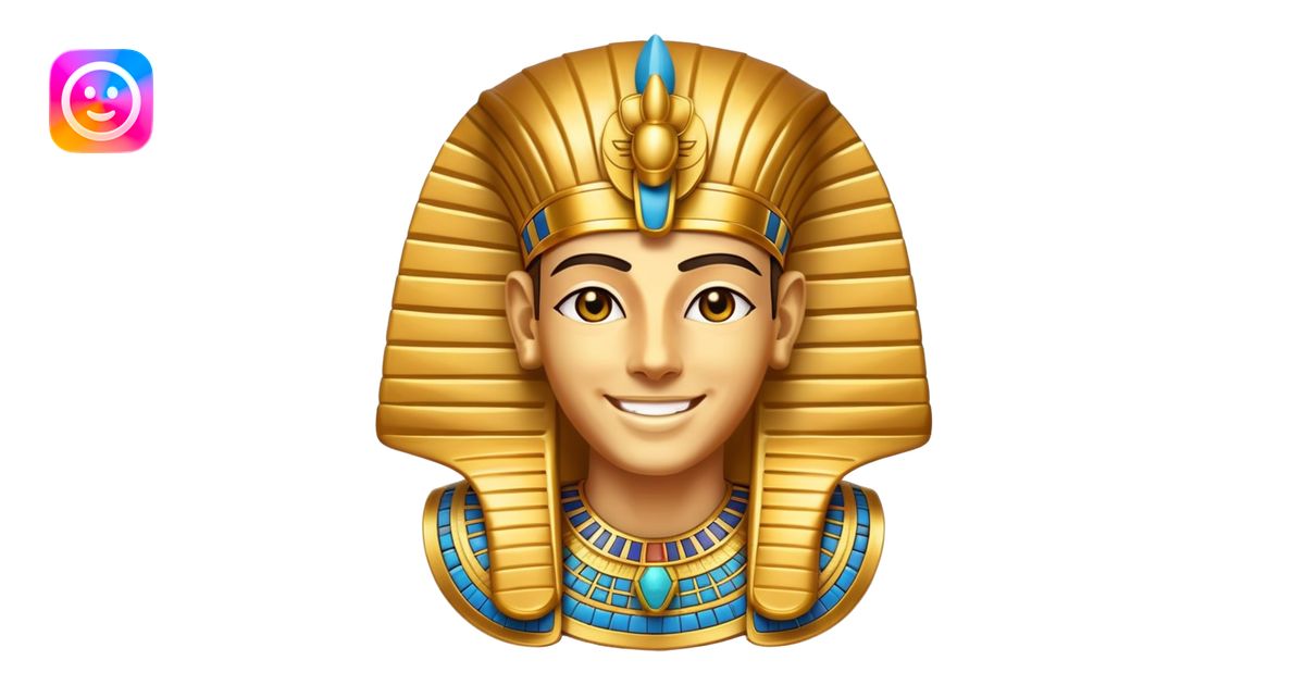 Egyptian Pharaoh emoji emoji | AI Emoji Generator