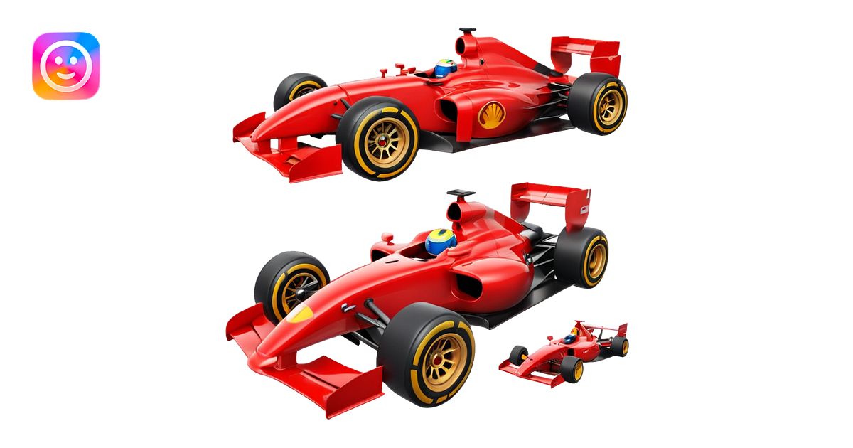 formula 1 red emoji | AI Emoji Generator