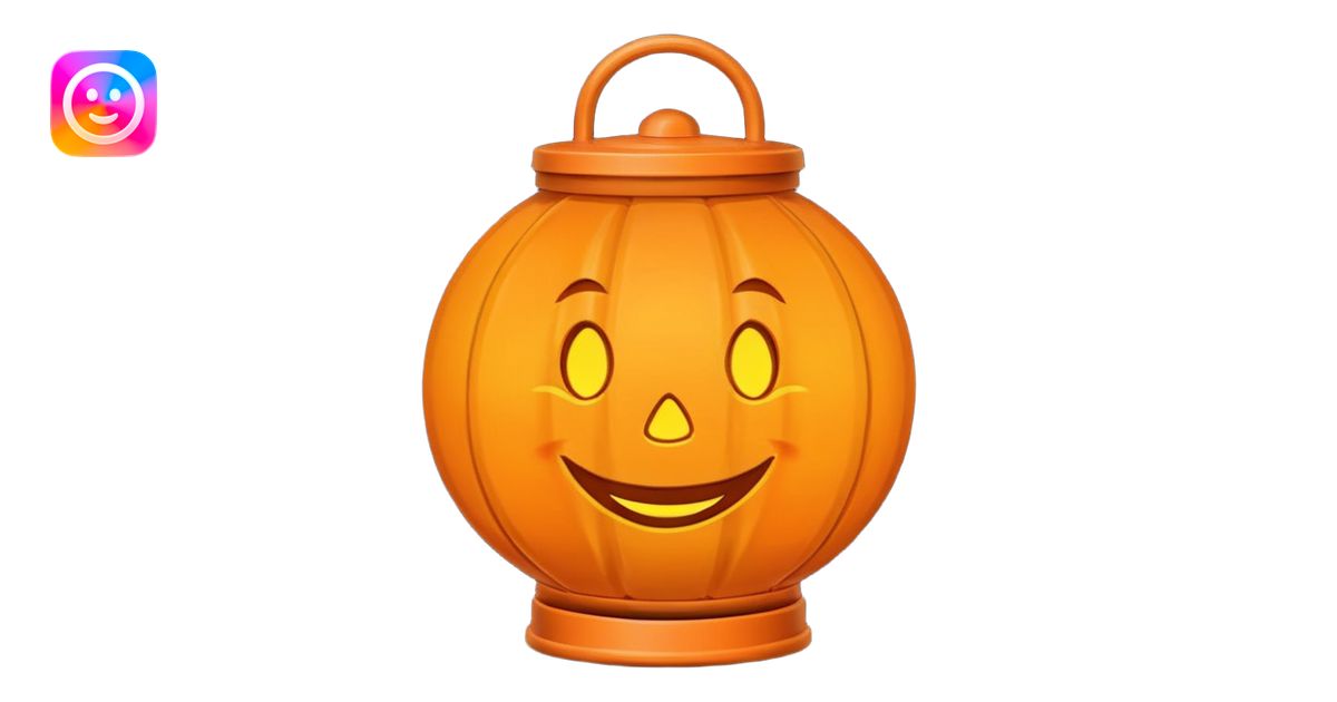 Cute Lantern Laughing emoji | AI Emoji Generator