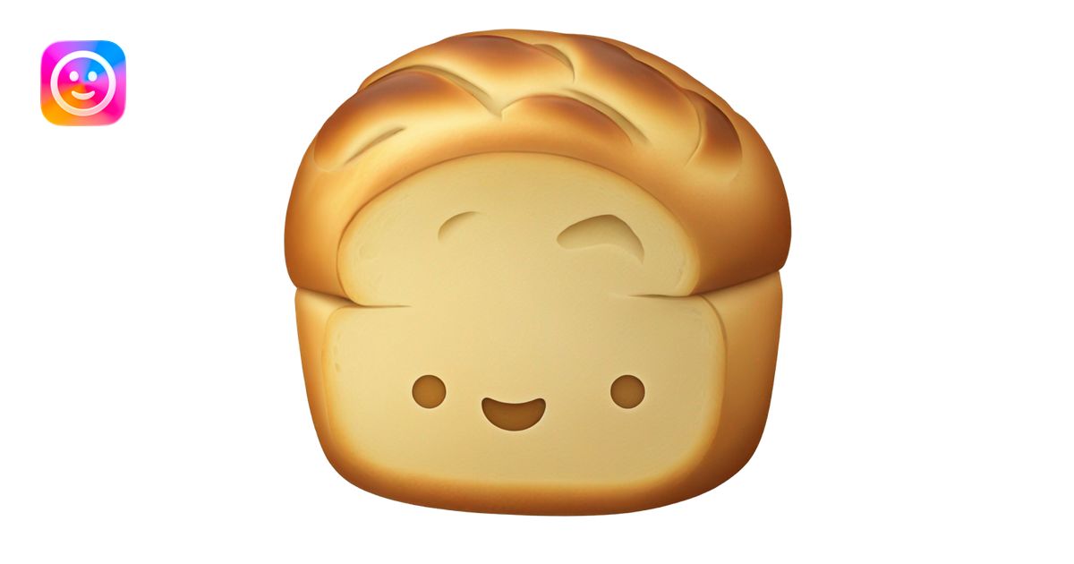 Circular Sourdough loaf of bread emoji | AI Emoji Generator