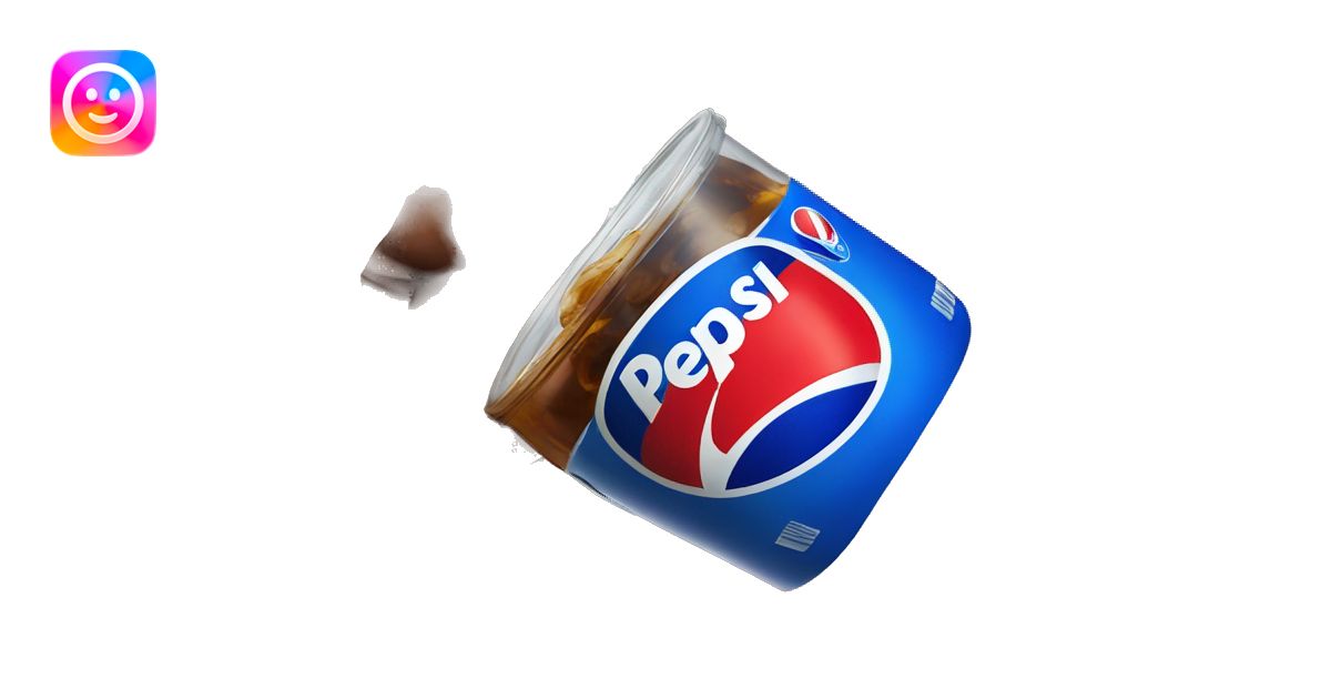 smiley with pepsi in hand emoji | AI Emoji Generator