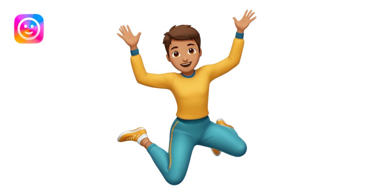 Jump emoji | AI Emoji Generator