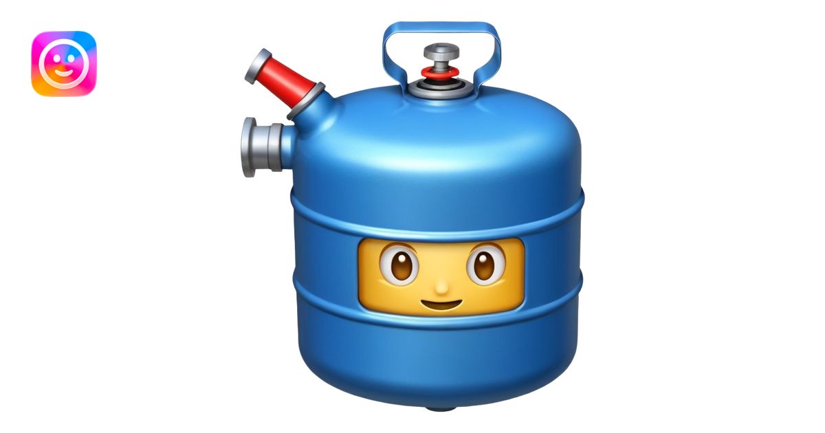 un cilindro de gas emoji | AI Emoji Generator