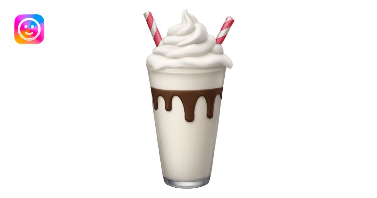 Milkshake emoji | AI Emoji Generator