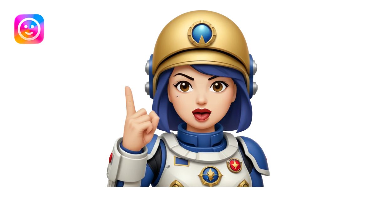 woman space marine middle finger and face with tongue out wink eye ...