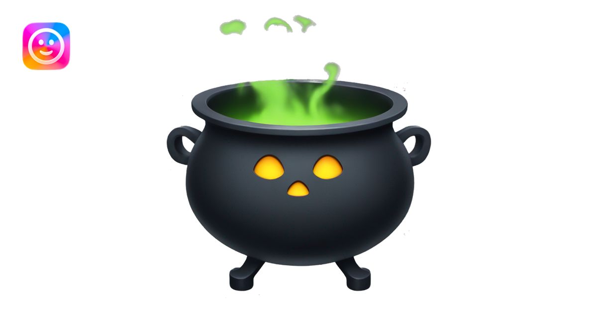 witch cauldron emoji | AI Emoji Generator