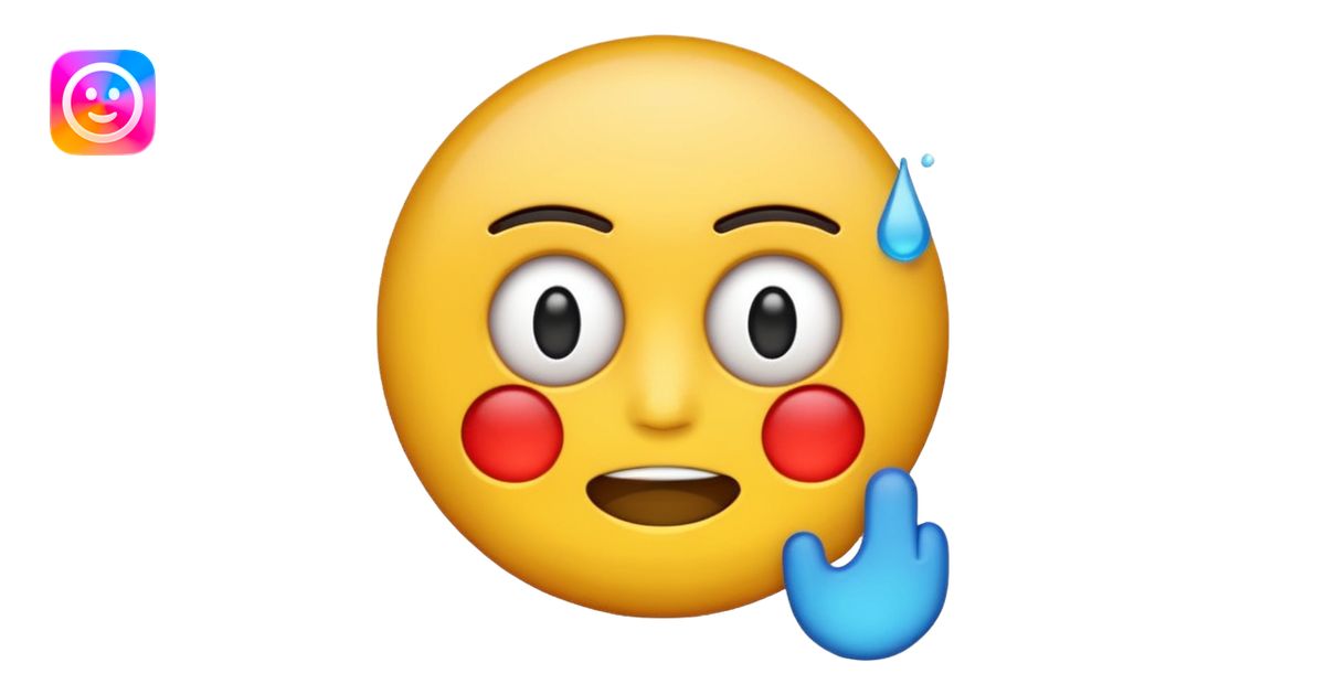 A emoji that simply says the text Blame Deo emoji | AI Emoji Generator