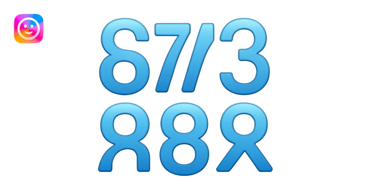 Six seven emoji | AI Emoji Generator