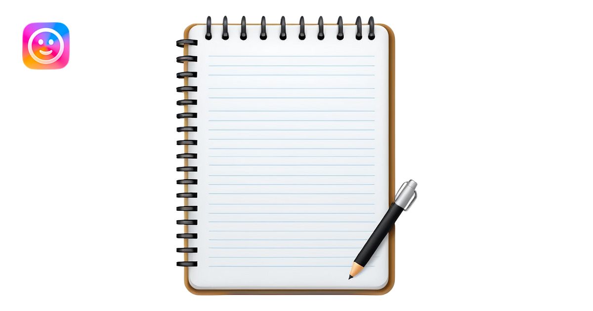 notebook’s emoji | AI Emoji Generator