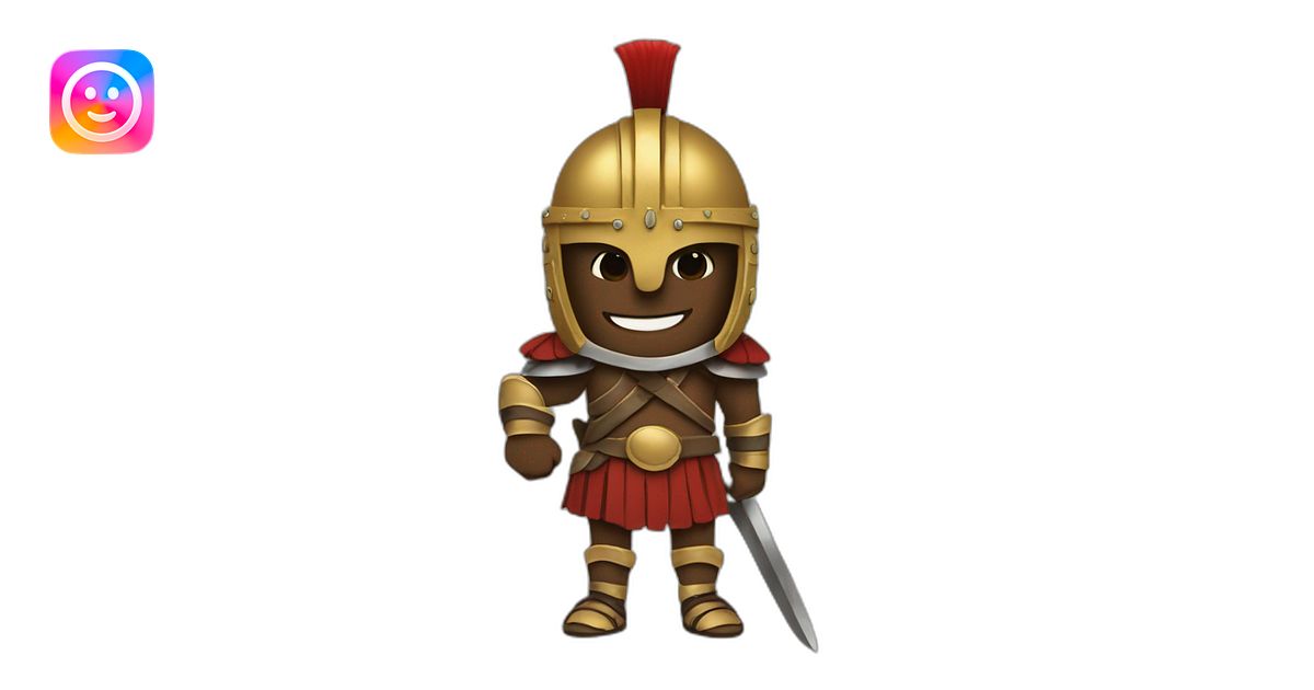 murmillo gladiator emoji | AI Emoji Generator