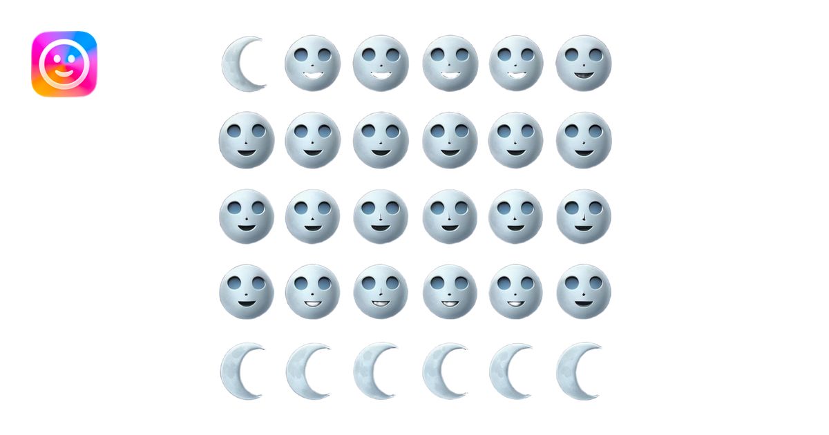Moon phases emoji | AI Emoji Generator