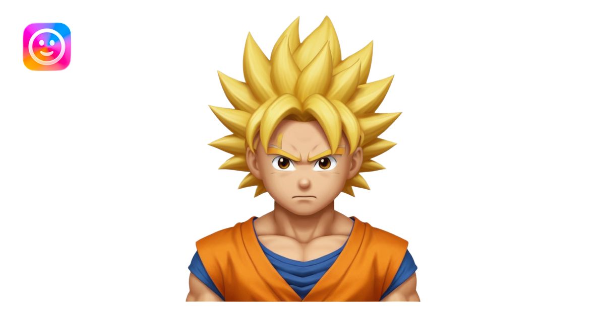 Goku super Sayayín emoji | AI Emoji Generator