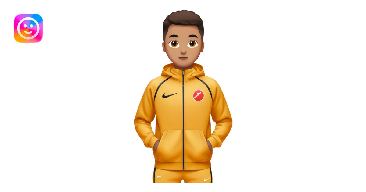 nike tech tracksuit clothing and shiesty emoji | AI Emoji Generator