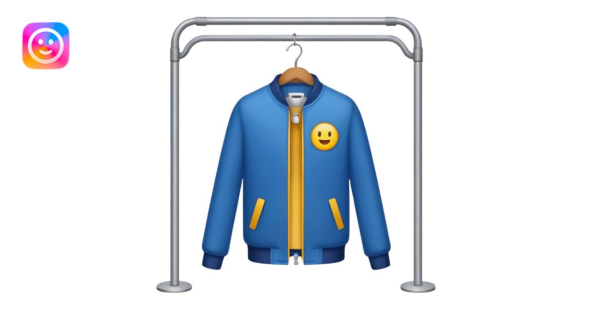 try on jacket customer changing room emoji | AI Emoji Generator