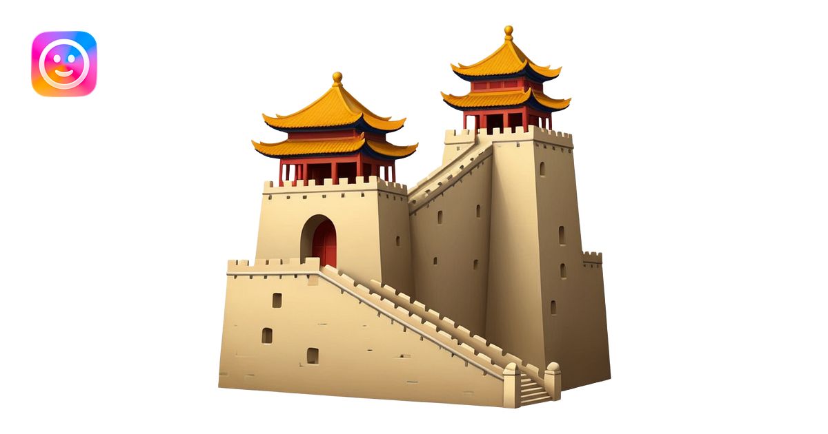 Chinese walls emoji | AI Emoji Generator