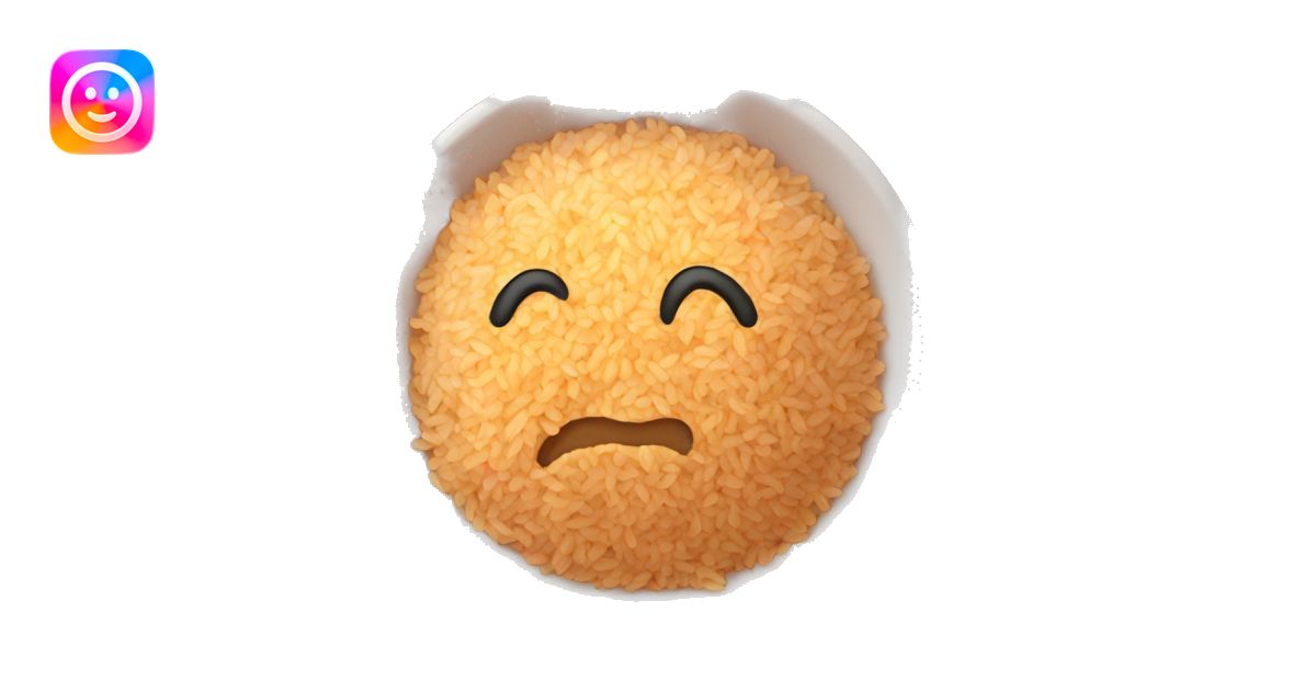 Spicy rice emoji | AI Emoji Generator