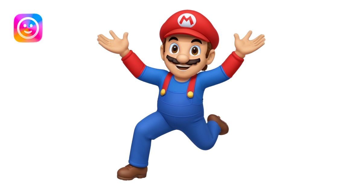 mario buttcheeks twerk emoji | AI Emoji Generator