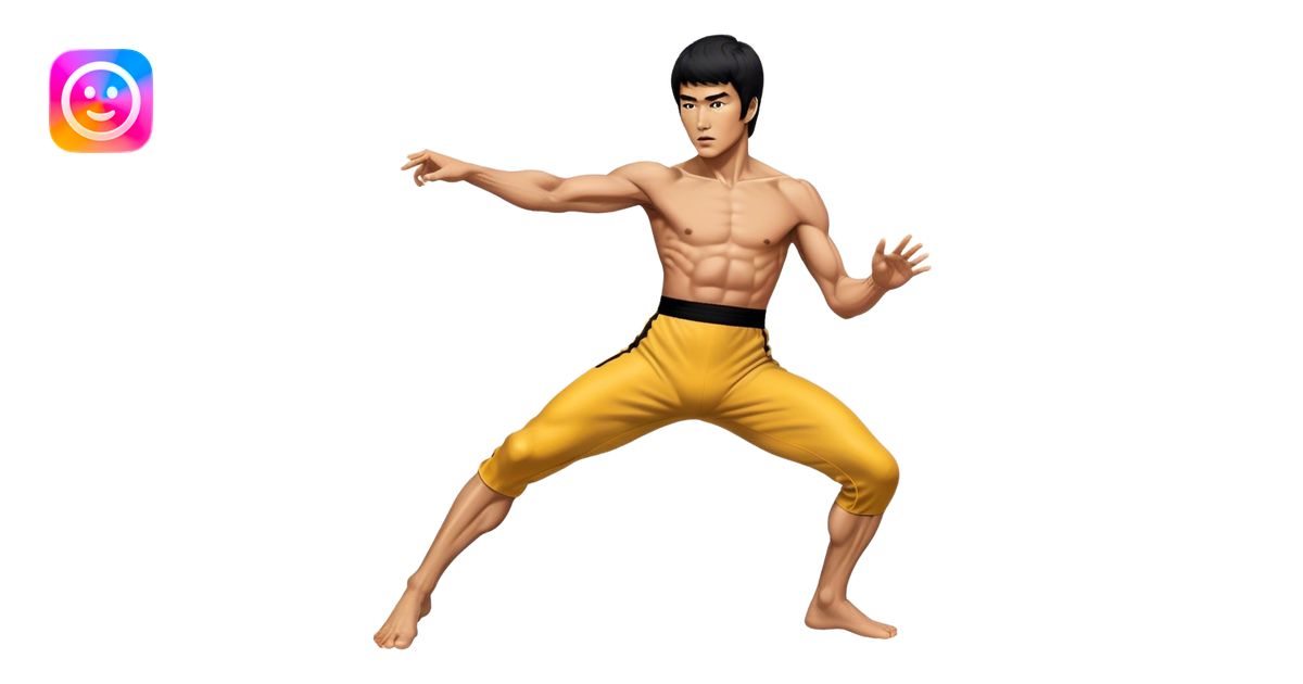 Cinematic Realistic portrait of Bruce Lee, shown as a legendary martial ...