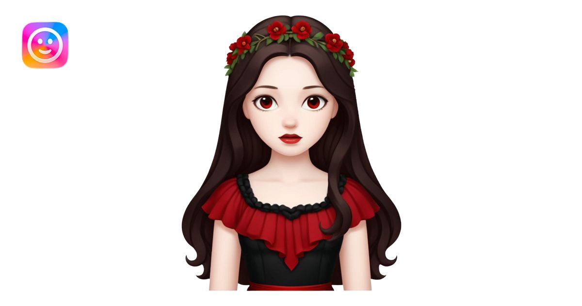 Persephone, Death Goddess from Rome Mythology with long dark brown hair ...