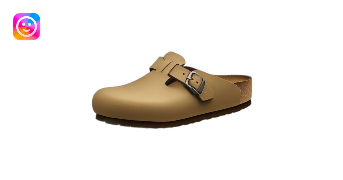 Birkenstock boston clog emoji | AI Emoji Generator