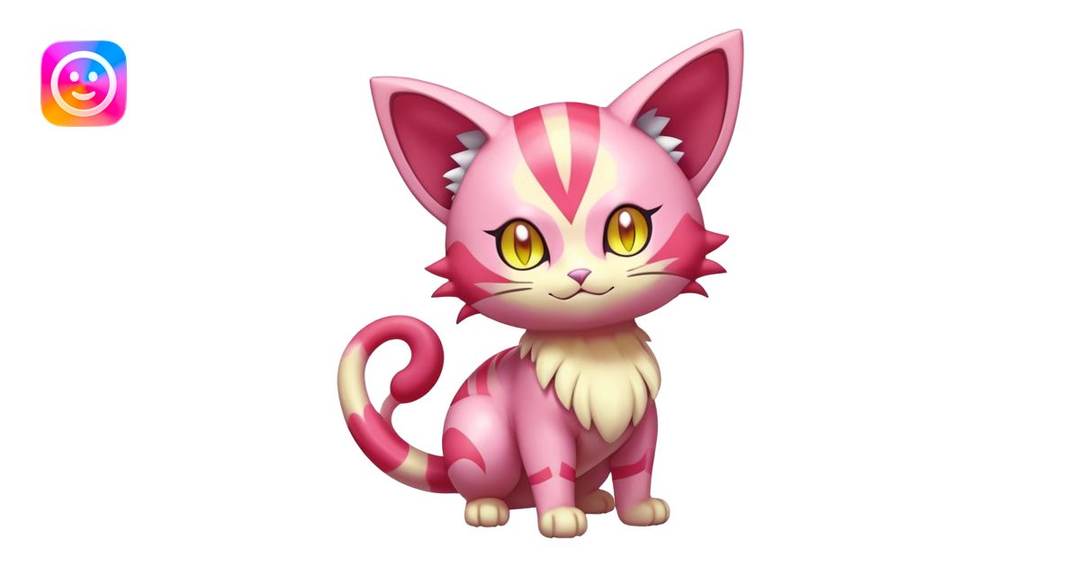 Shiny Magical Elemental Colorful Exotic Skitty-Delcatty-Pokémon-Fakémon ...