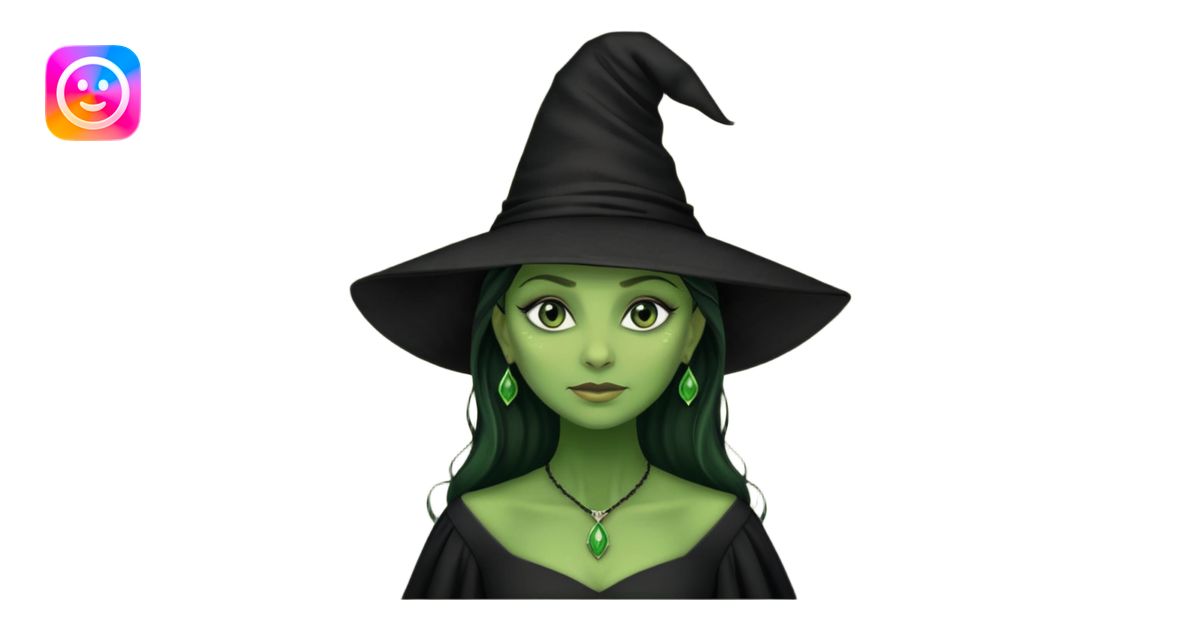 wicked elphaba emoji | AI Emoji Generator
