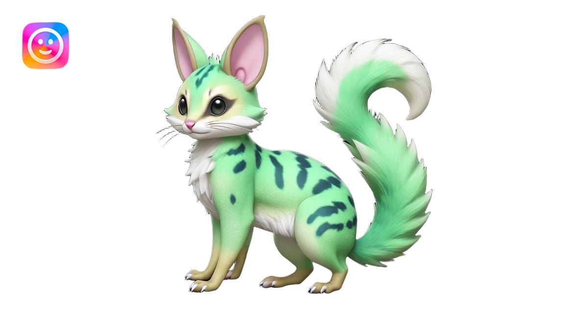 hyper-realistic neon-green-gradients black-pointed natural realistic ...