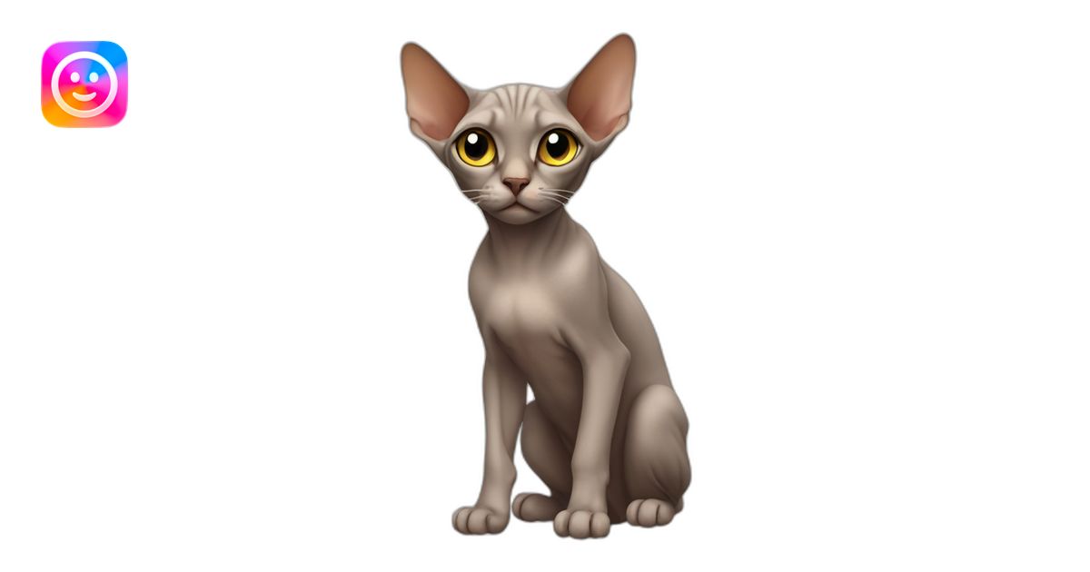 Sphinx cat emoji | AI Emoji Generator