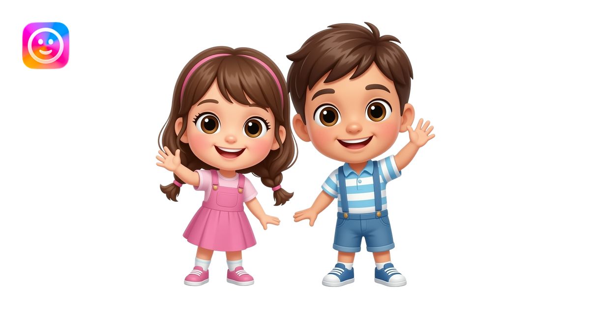 kids playing out emoji | AI Emoji Generator