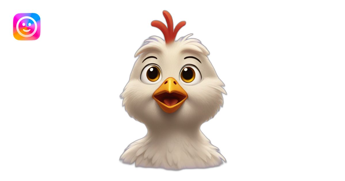 chicken little emoji | AI Emoji Generator