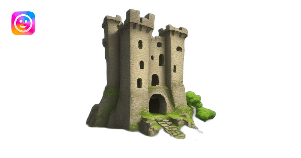 old ruined castle emoji | AI Emoji Generator