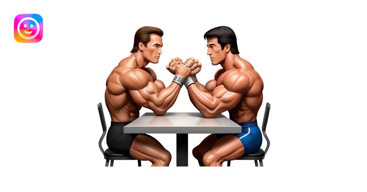 Arnold Schwarzenegger and Sylvester Stallone from 'Over the Top ...