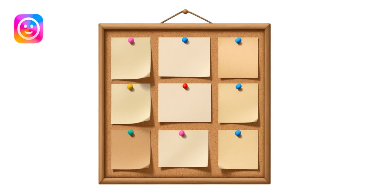 bulletin board emoji | AI Emoji Generator