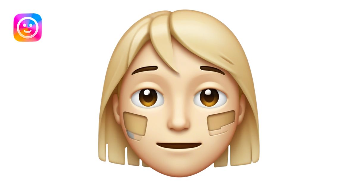 Glitched face emoji emoji | AI Emoji Generator