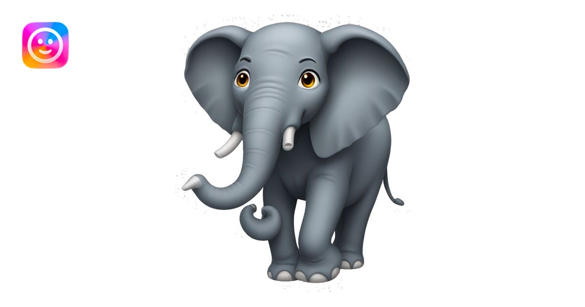 elefant emoji | AI Emoji Generator