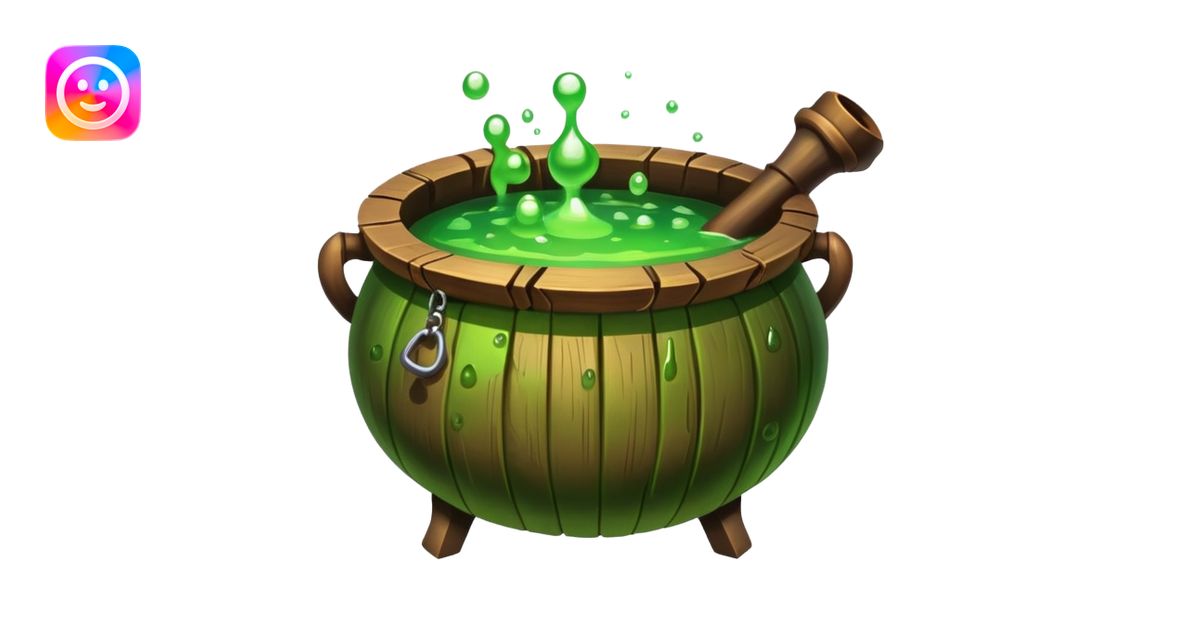 witch's cauldron emoji | AI Emoji Generator