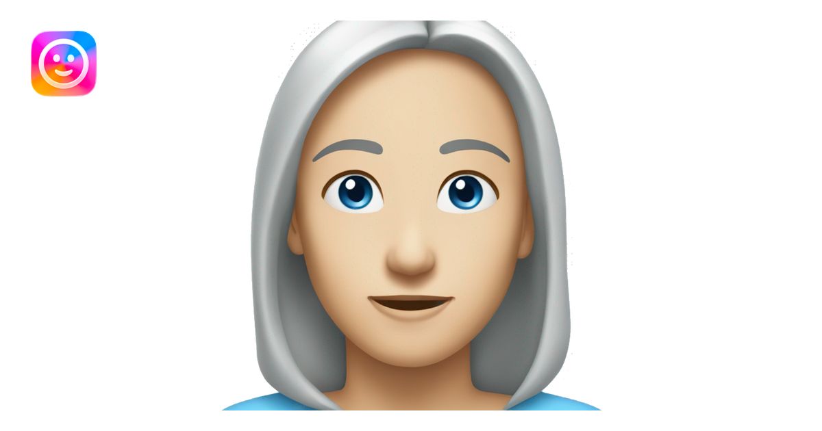 Next js logo sky blue color emoji | AI Emoji Generator