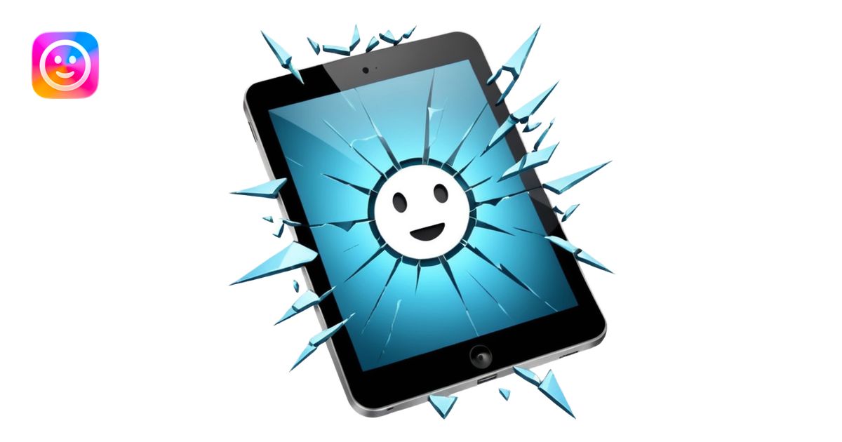 cracked tablet emoji | AI Emoji Generator
