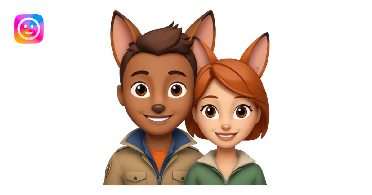 Nick and Judy Zotapia emoji | AI Emoji Generator