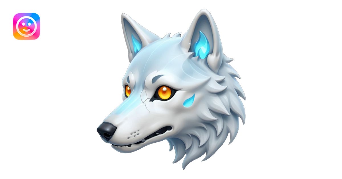 Spirit of a wolf emoji | AI Emoji Generator