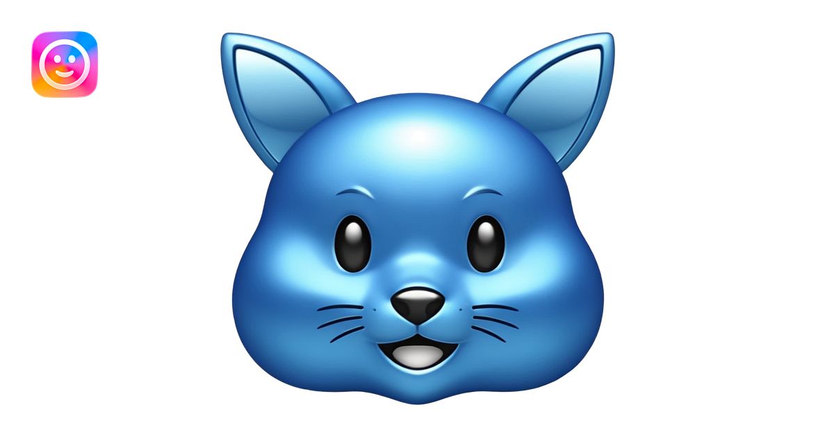 Logo Mk7 bleu emoji | AI Emoji Generator