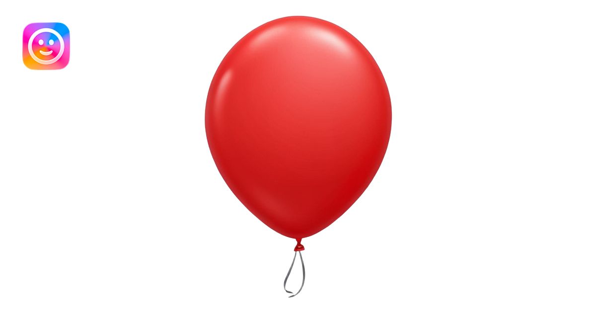 red balloon emoji | AI Emoji Generator