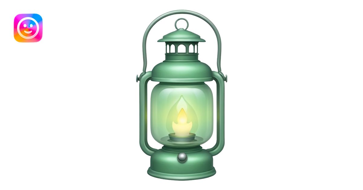 Ghost Light Lantern emoji | AI Emoji Generator