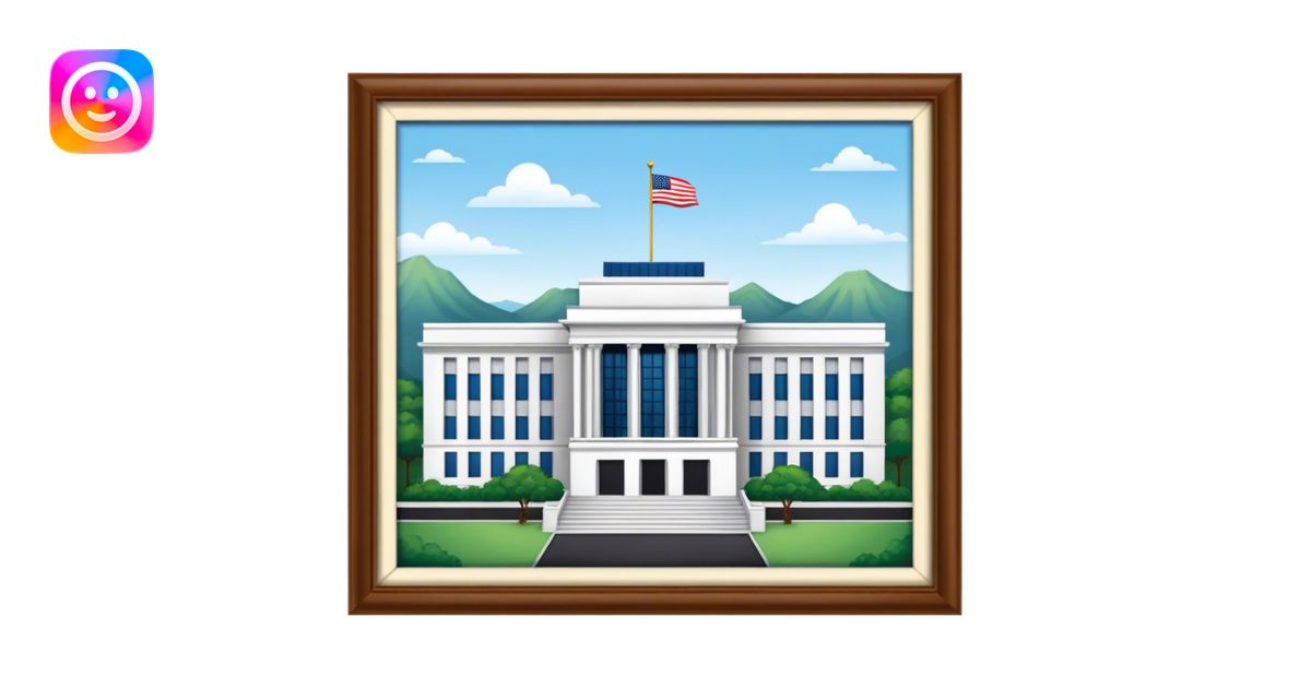 US Embassy building png. looks realistic emoji | AI Emoji Generator