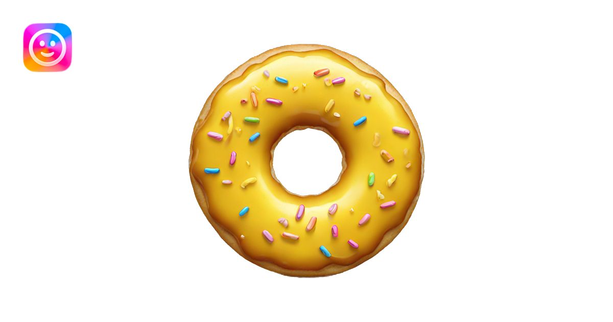 yellow donut emoji | AI Emoji Generator