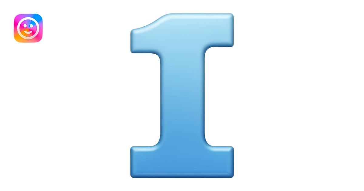 the number 1 emoji | AI Emoji Generator