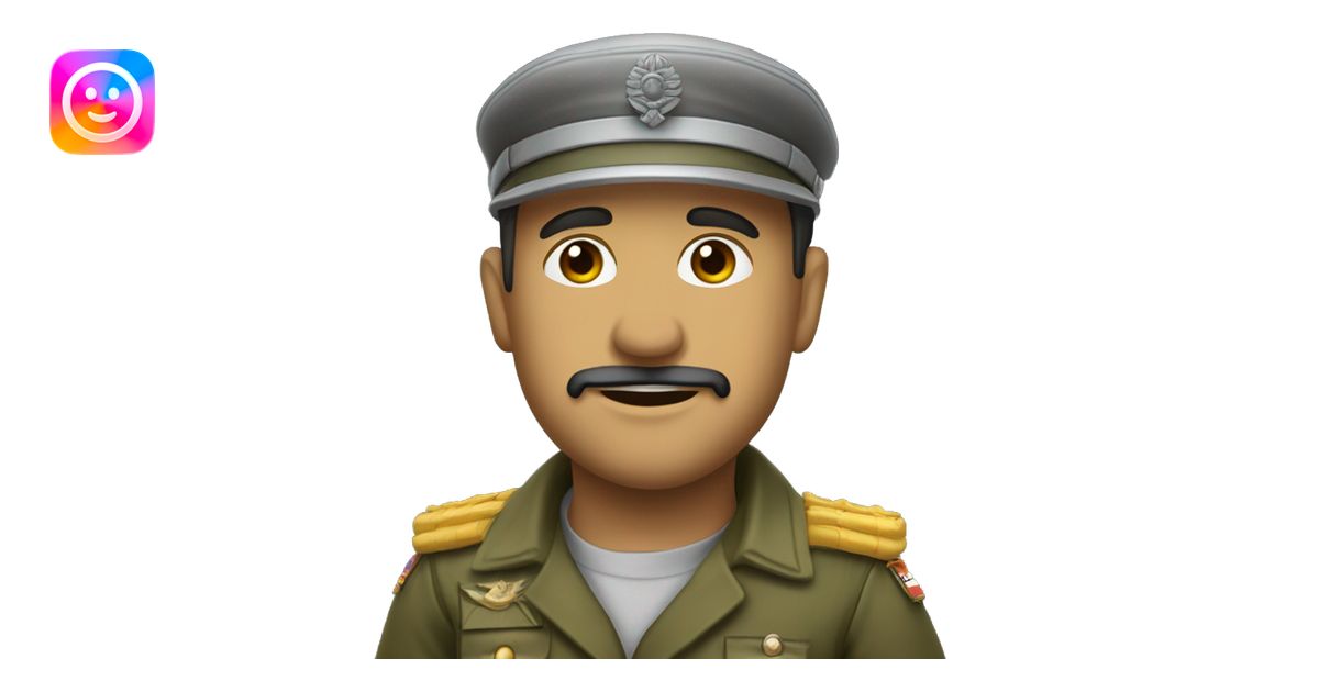 Soldado prestando continência emoji | AI Emoji Generator